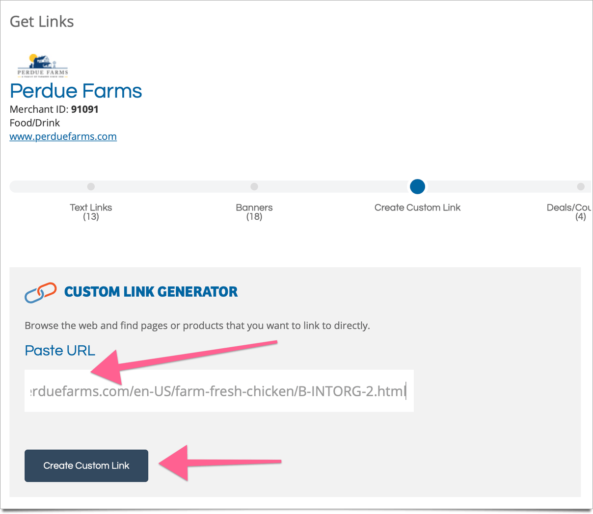 How to Create Custom Links in ShareASale | Affilinomics